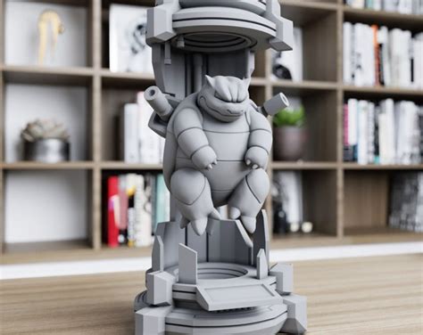 3d Blastoise 3d Printer Files 3d Stl Model Print Stl File 3d Digital Printing Stl File For 3d