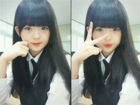 고딩얼짱 얼짱 학생 여자 Ulzzang High School Ulzzang Korean Uniform 고등학교