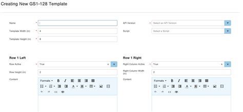 Create And Preview A GS1 128 Template
