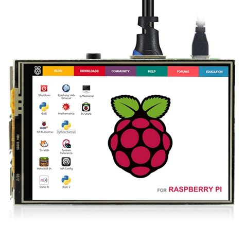 Inch X TFT Display With Touch Screen For Raspberry Pi Elecrow Bazaar Make Your Making