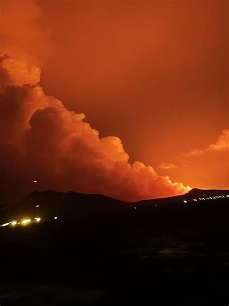Just Got Evacuated From Blue Lagoon In Iceland As Volcano Just Erupted