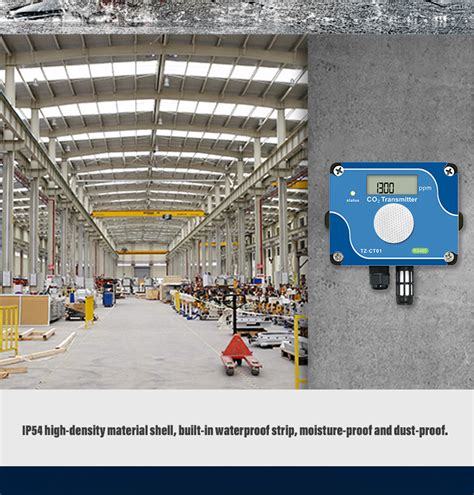Rs485 Modbus Output High Precision Co2 Gas Detector China Co2 Gas