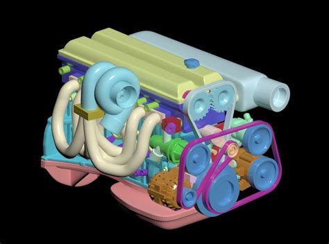 👽 Detailed Jz Engine For 1 64・ Stl File For ・cults