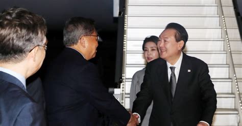 윤석열 대통령 유엔총회 참석 위해 뉴욕 도착