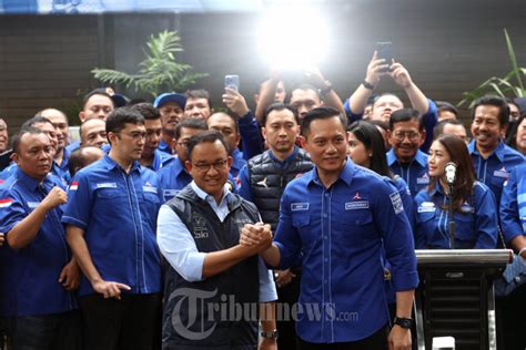 Pertemuan Anies Baswedan Dengan AHY Foto 9 1941032 TribunNews