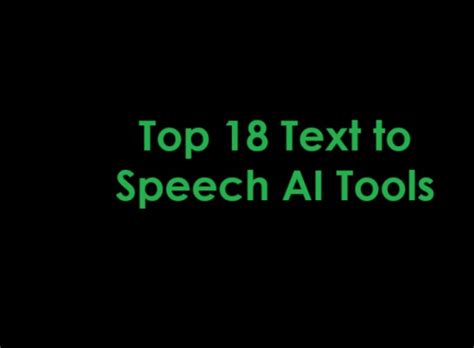 best 18 text to speech ai tools techresider submit ai tool