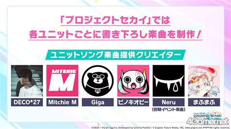 「プロジェクトセカイ」の事前登録受付がスタート。新たな収録楽曲や3dmvの公開を含む最新情報を紹介