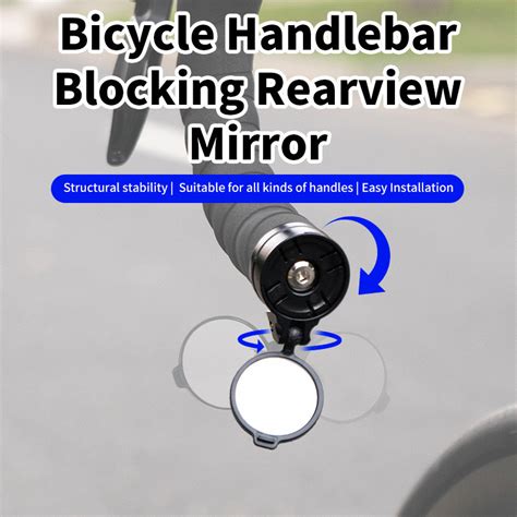 RRSkit Bicycle Handlebar Mirrors 360 Degress Rotate Mirror 30MM Lens
