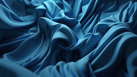 멋진 3d 렌더링의 추상 패션 배경 파란색 천 블루 패브릭 파란색 천 천 배경 일러스트 및 사진 무료 다운로드 Pngtree