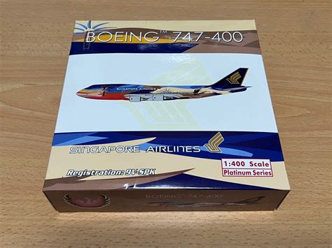 1 400 Phoenix Model Singapore Airlines B747 9v Spk Hobbies And Toys