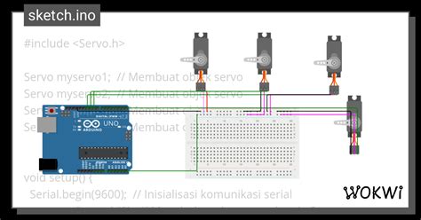 Servo Wokwi Esp32 Stm32 Arduino Simulator