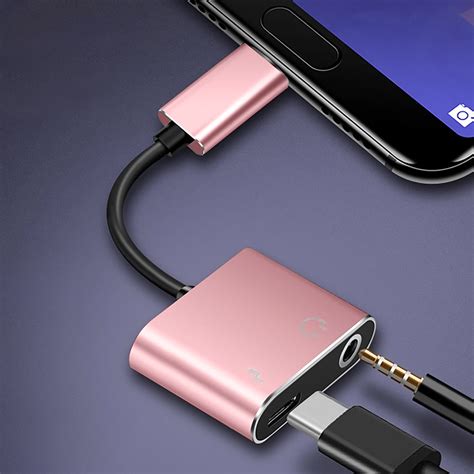 Btjx Usb Type C To 35mm Audio Adapter Type C Fast Charging Converter Usbc Headphone Adapter Usb