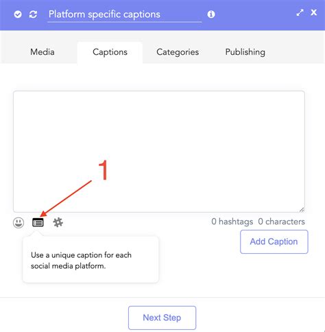 How To Make Platform Specific Captions For A Piece Of Content Cloud Campaign
