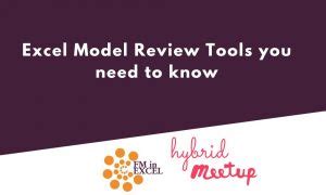 Excel Model Review Tools You Need To Know Plum Solutions
