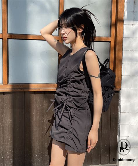 따로구매가능여름셋업 셔링 바스락 나시 치마바지3colors 에이블리