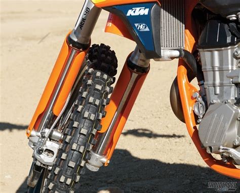 MXA TEAM TESTED PROTECH FULL WRAP KTM FORK GUARDS Motocross Action Magazine