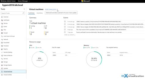 Microsoft Windows Admin Center Is GA Free Download ESX Virtualization