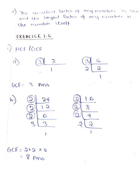Exercise 1 6 Igcse Maths Class Notes Pdf