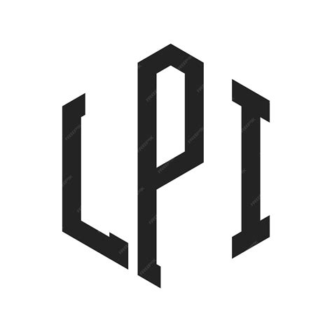 Premium Vector Lpi Logo Design Initial Letter Lpi Monogram Logo Using