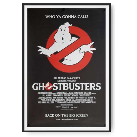 Ghostbusters 1984 Original Us One Sheet Poster 2009 Rr Cinema