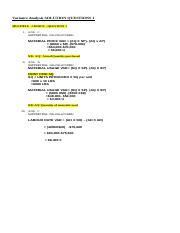 Variance Tutorial Solutions QUESTIONS 1 Doc Variance Analysis SOLUTION QUESTIONS 1 MULTIPLE