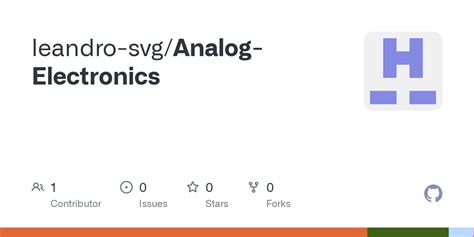 Github Leandro Svganalog Electronics