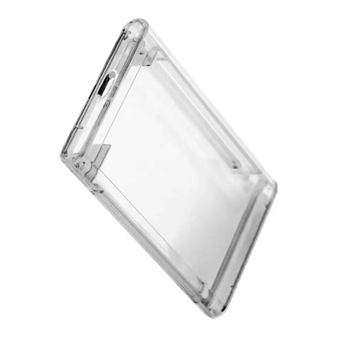 Caixa De Disco R Gido Transparente HDD SDD Armazenamento SATA USB 3 0