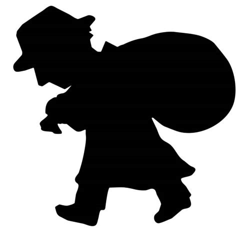 170 Sneaking Thief With Sack Stock Illustrations Royalty Free Vector