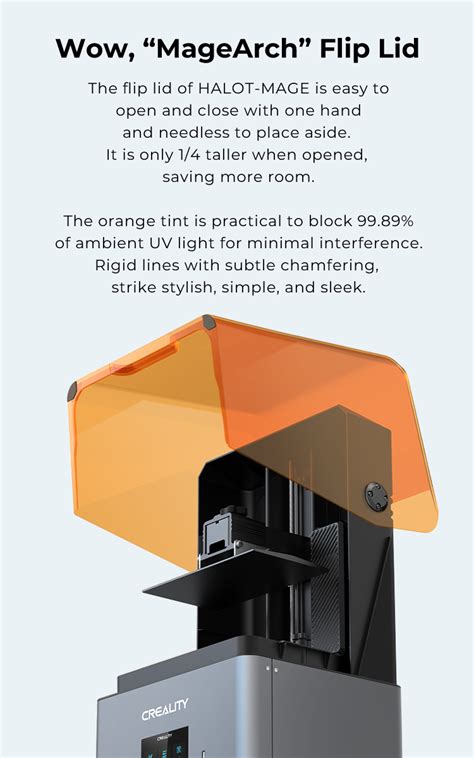 Halot Mage Sla Lcd Resin 3d Printer