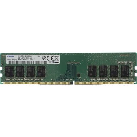 Модуль памяти Samsung M378 DDR4 1x 8 Гб — купить, цена и характеристики ...