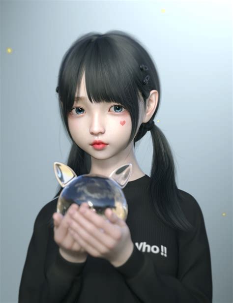 Su Cute Double Ponytail For Genesis 8 And 81 Females Daz 3d