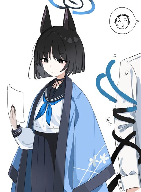Sensei Doodle Sensei And Kikyou Blue Archive Drawn By Roton3737