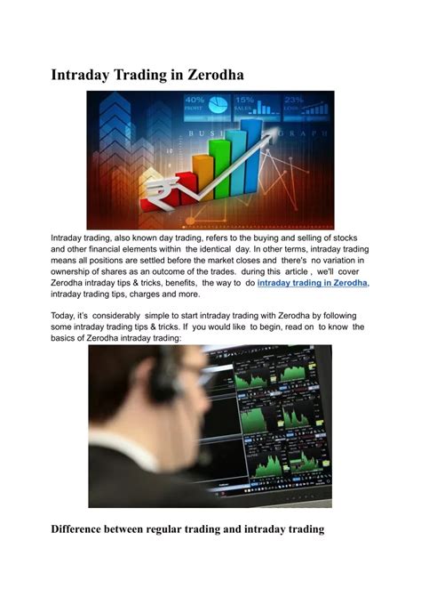 Ppt Intraday Trading In Zerodha Powerpoint Presentation Free