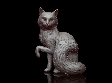 Stl File Cat 🐱・3d Print Model To Download・cults