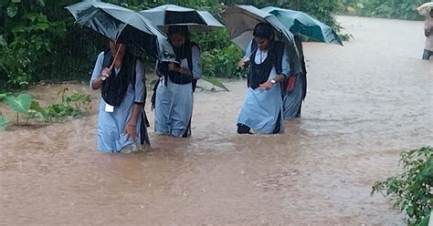 Rain Continues To Lash Dakshina Kannada Udupi And Kodagu Districts
