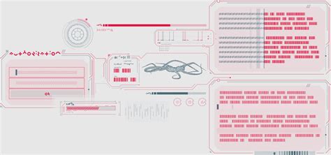 Scientific Research Data Processing Interface Vector Image