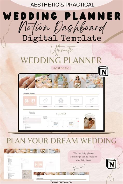 Free Aesthetic Minimal Daily Planner Notion Schedule Dashboard Template