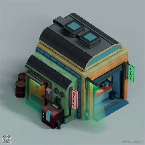 Isometric Bar Finished Projects Blender Artists Community