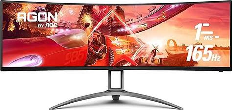 Open Box Aoc Agon Super Wide Curved Monitor Qhd Hz Ms Ag Ucx Black Walmart Com