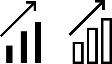Graph Increase Icon Chart Diagram Profit Sign Symbol Glyph And Line