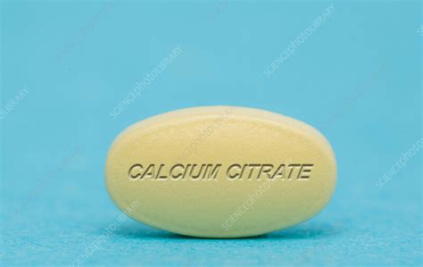 Calcium Citrate Pill Conceptual Image Stock Image F036 7690