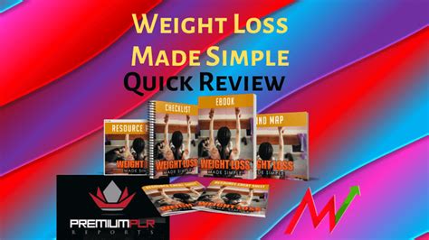 Weight Loss Made Simple Plr Review Mark Carrington