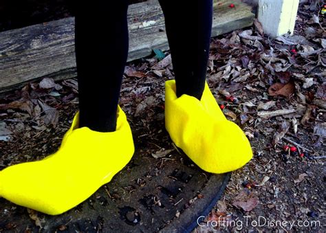 Yellow Shoes Mickey Mouse Template