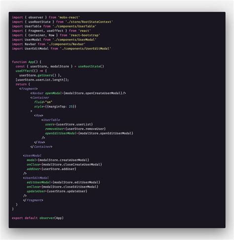 Estou Desenvolvendo Mais O Mobx E Criei Um Pequeno Crud De Usuários