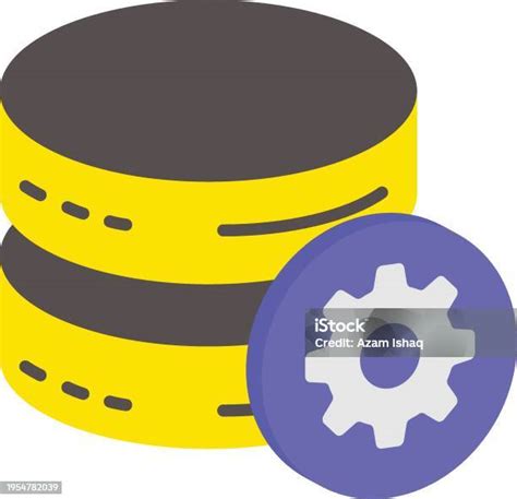 Relational Database Management System Isometric Concept Datafication