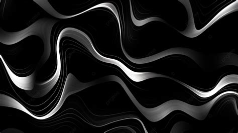 Seamless Texture Monochrome Line Art With Abstract Design Background