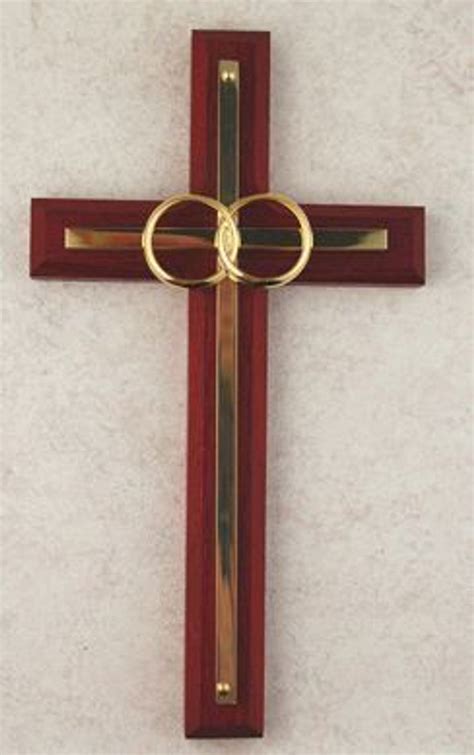 Marriage Cross With Rings