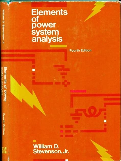 4ele14 Elements Of Power System Analysis 4th Ed By William D