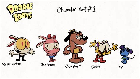 Doodle Toons Reboot Character Sheet1 By Krazykatfan2022 On Deviantart