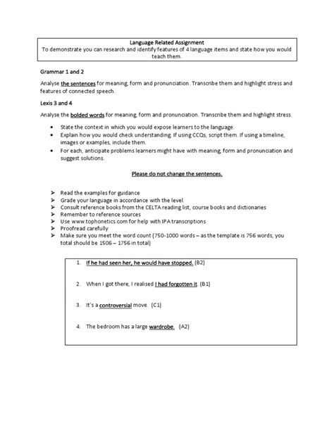 Language Related Assignment Pdf Pdf Superstitions Word